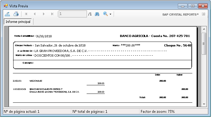 Cargos y Abonos - Brilo ERP Docs